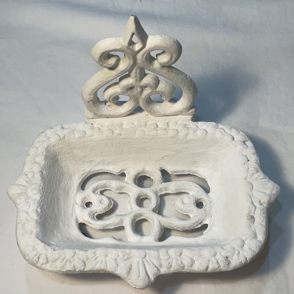 Bath | Vintage Fancy Cast Iron Soap Dish | Poshmark